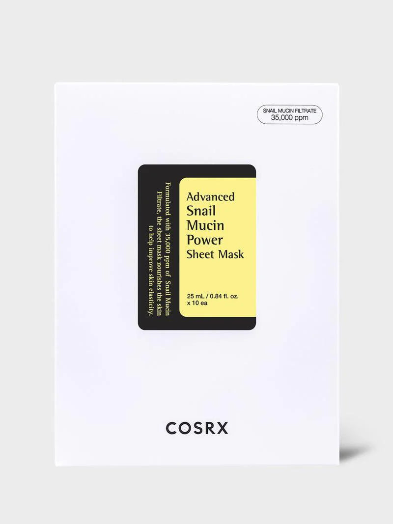 COSRX ADVANCED SNAIL MUCIN POWER SHEET MASK – Sigma Cosmetics